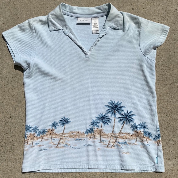 Liz Golf | Tops | Vintage Liz Golf Polo | Poshmark